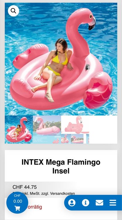 Intex Mega Flamingo (Gebraucht) in Sirnach für CHF 25 – nur Abholung ...