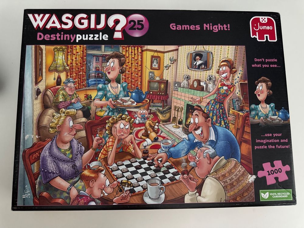 Wasgij Puzzle Nr. 25 - Games Night! 1000 Teile, Top! (Neu (gemäss ...