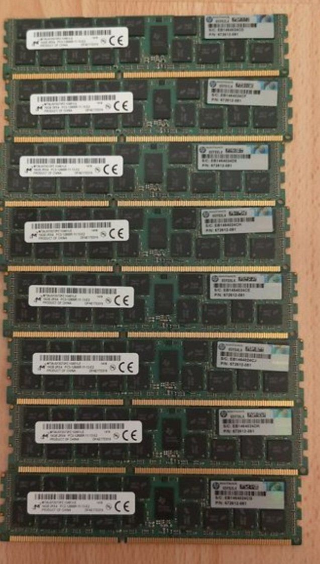 HPE Micron 8 x 16G ECC 1600 DDR3 RAM (Gebraucht) in Zürich für CHF 70 ...