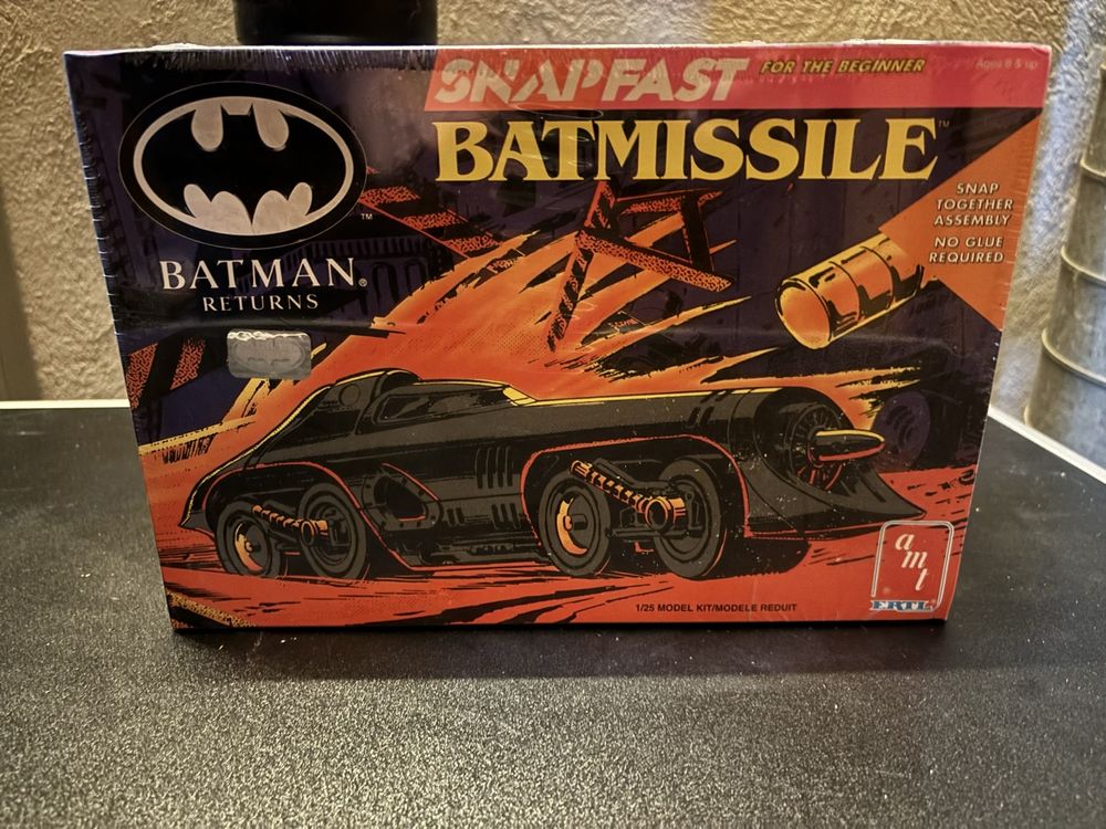 Batman Returns Batmissile Snap Fast Model Kit (Neu und originalverpackt ...