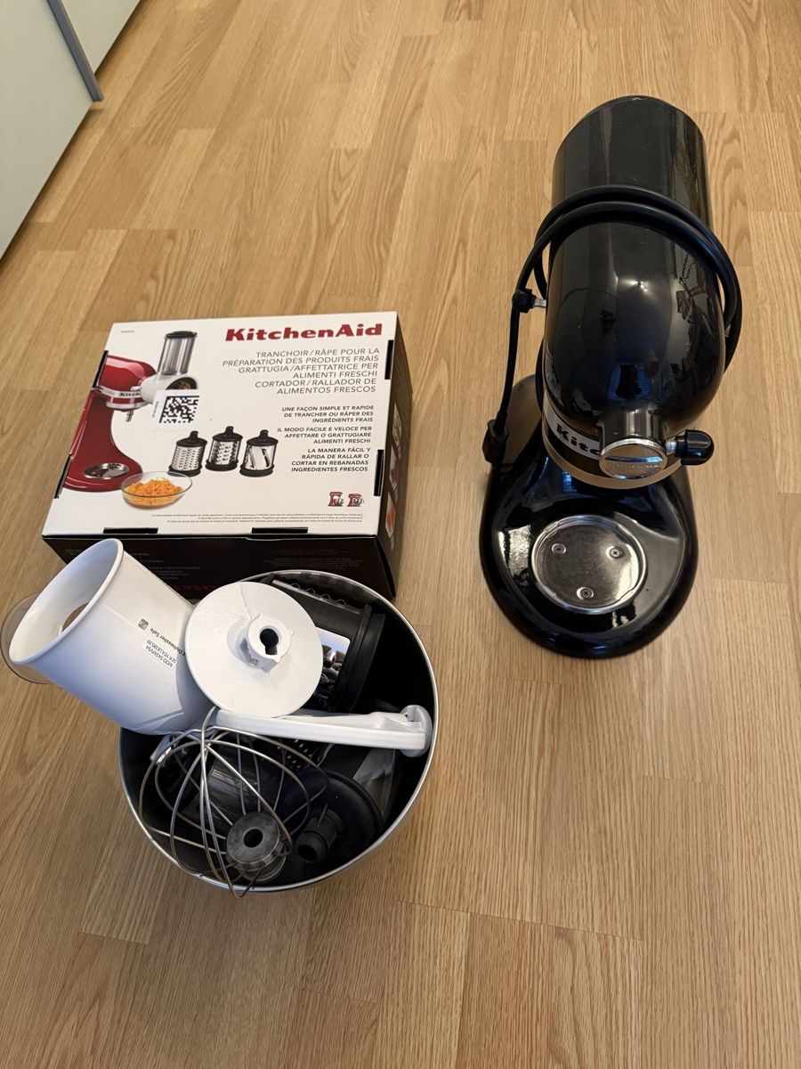 KitchenAid K 45 Classic black mit Zusatzset - Top Zustand! (Gebraucht ...