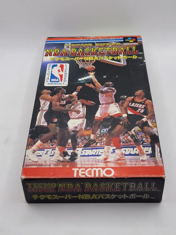Tecmo Super NBA Basketball Complete SNES Super Famicom Jap. (Gebraucht ...