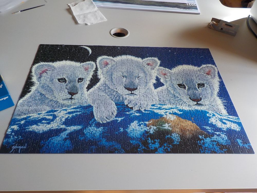 Puzzle 1000 tlg. Ravensburger Star Line (Gebraucht) in Montlingen für ...