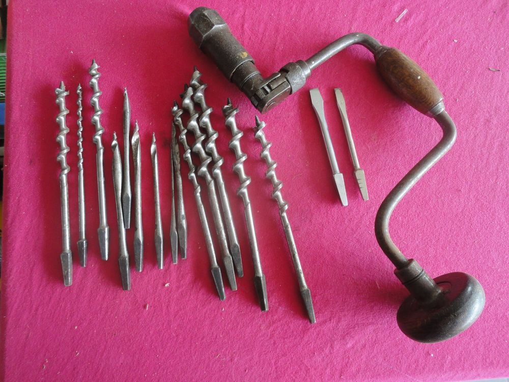 Antiker Handbohrer mit Zubehör (Bohrer) | Kaufen auf Ricardo