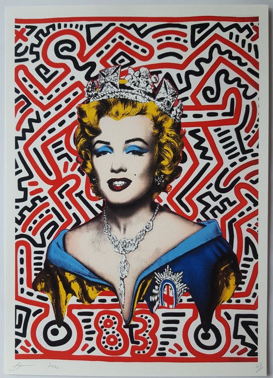 Death NYC Ltd Ed Graffiti Pop "Keith Haring Marilyn Monroe" (Neu ...