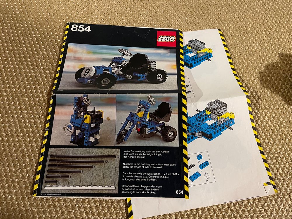 Lego Technic Set, Go Kart 854, Really Vintage, ca. 1978 | Kaufen auf ...