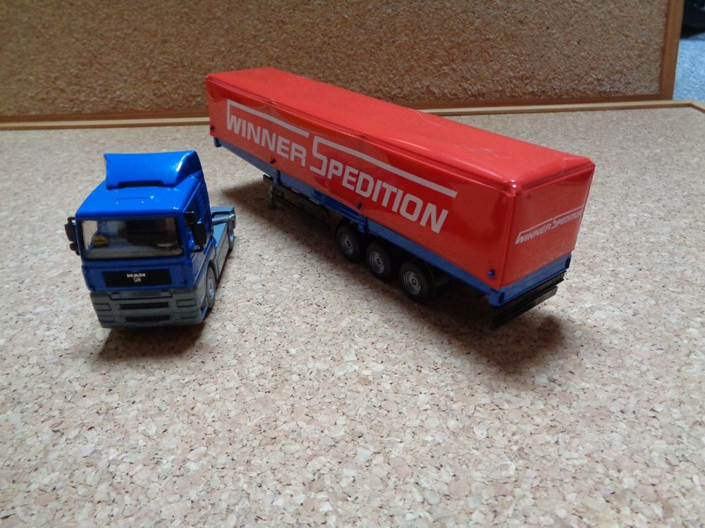 SIKU 3815 MAN TGA Planensattelzug 'Winner Spedition' | Kaufen auf Ricardo
