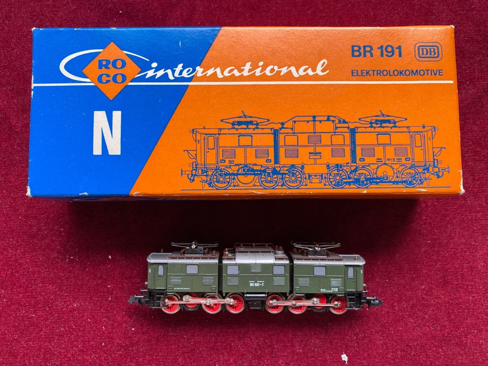 Eisenbahn E-Lok BR 191 DB (Ref. 151) (Gebraucht) in Fischbach-Göslikon für CHF 100 – mit ...