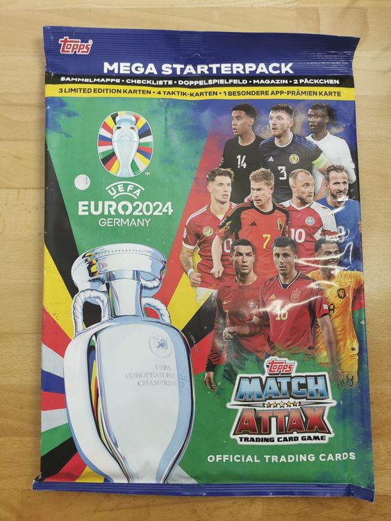 Topps Euro 2024 Match Attax - Starter Pack inkl. Sammelalbum | Kaufen ...
