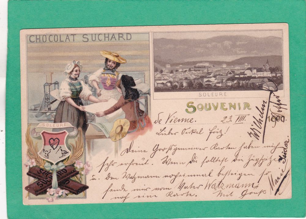 Soleure Solothurn Chocolat Suchard Werbung 1900 (Gebraucht) in Herisau für CHF 4 – mit Lieferung ...