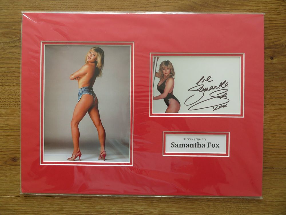 AUTOGRAMM SAMANTA FOX PILD 29X38 SELTEN LIMITIERT (Neu und originalverpackt) in für CHF 17 – mit ...