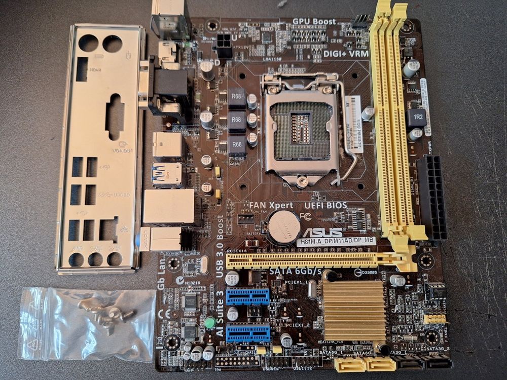 ASUS H81M-D Intel® H81 LGA 1150 Mainboard micro ATX (Gebraucht) in ...