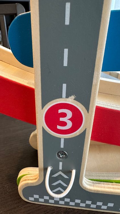 HAPE Kugelbahn Flickflack-Rennbahn aus Holz–wie neu 🚗 🚙 🏁 (Gebraucht ...
