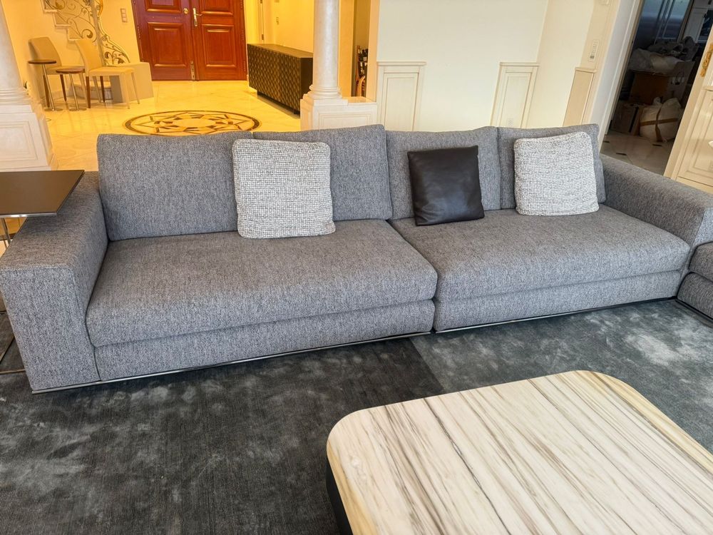 Display Minotti Hamilton Modular Sofa (Grey) (Neu (gemäss Beschreibung ...