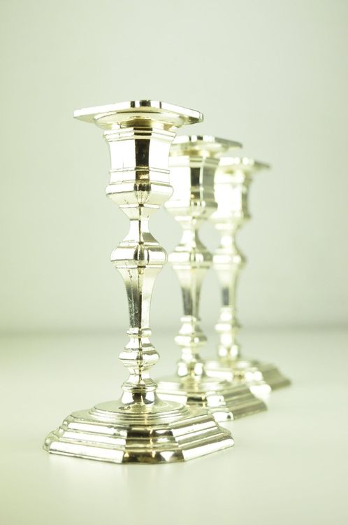3 Vintage BMF Kerzenhalter versilbert | Kaufen auf Ricardo
