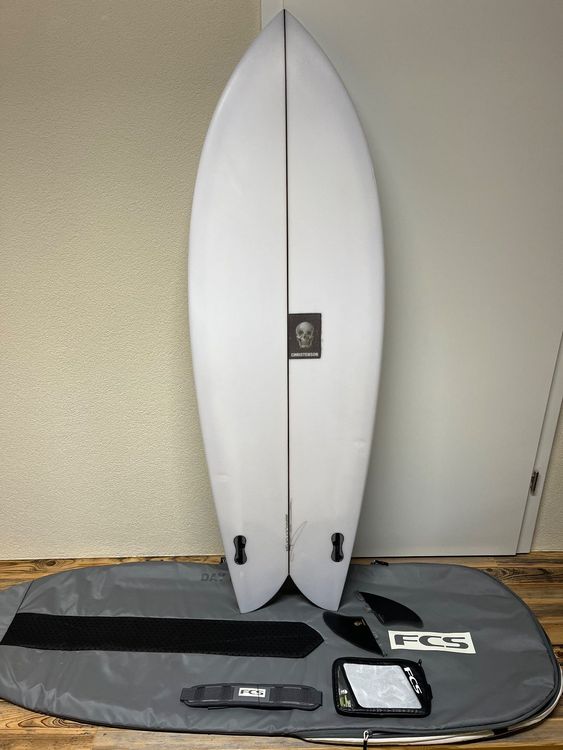Christenson 5'8'' Chris Fish (FCS II) + Finnen + Bag ⑤ №213 (Gebraucht ...