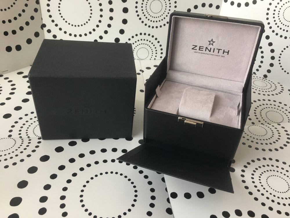ZENITH ORIGINAL - WATCH CASE BOX ECRIN - SCHACHTEL - NEW ! (Neuf (Voir ...