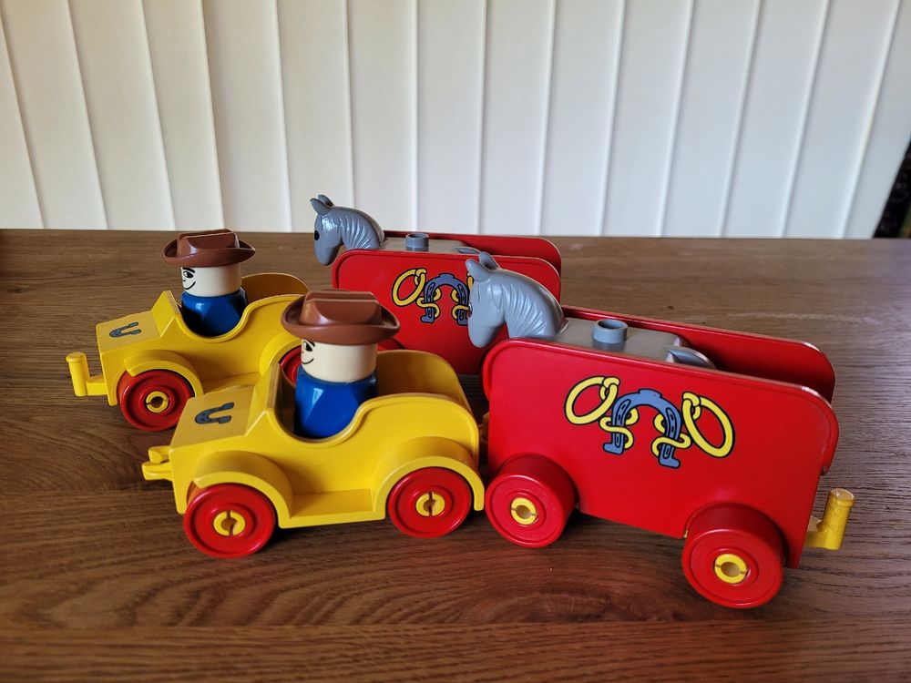 LEGO Duplo 2627 - Auto mit Pferdetransporter 2x ab 1 Fr.! (Gebraucht) in frutigen für CHF 1 ...