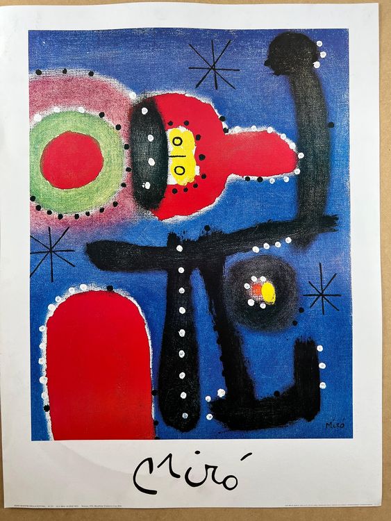 Joan Miro Poster/ Plakat (Gebraucht) in Schaffhausen für CHF 7 – mit ...