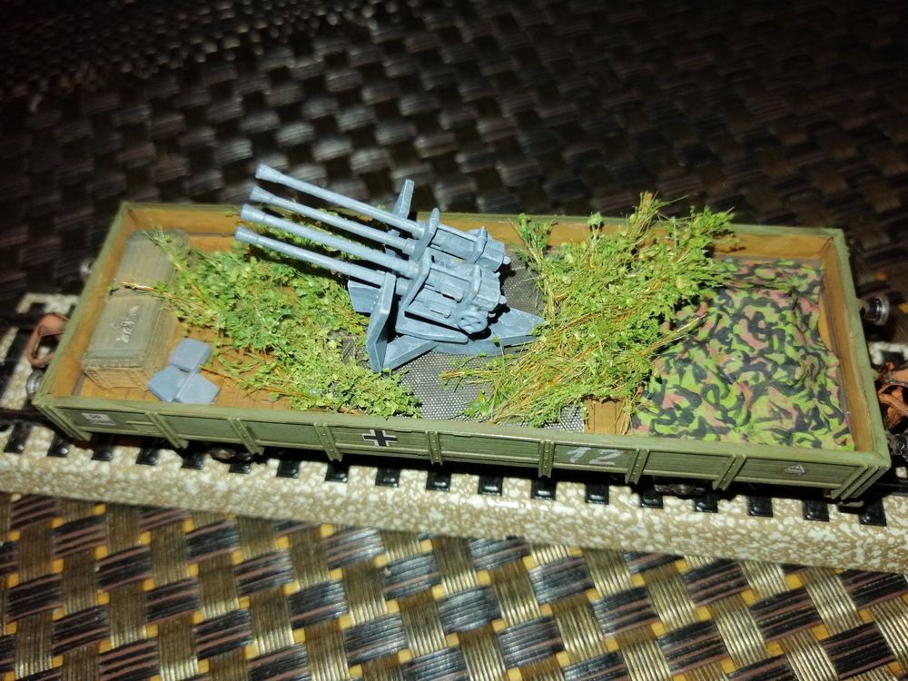 MÄRKLIN - WWII FLAKWAGEN - UNIKAT NEU H0 (Neu (gemäss Beschreibung)) in ...