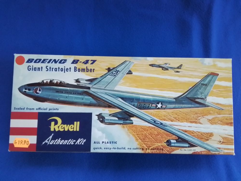 Revell H-206 Boeing B-47 Bomber Flugzeug Bausatz 1:113 | Kaufen auf Ricardo