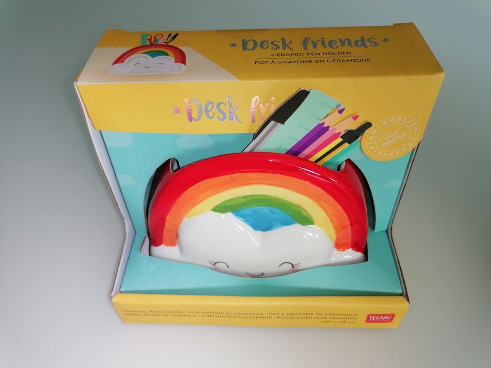 Neu, nie gebraucht: LEGAMI Keramik Stiftehalter Regenbogen (Neu und ...