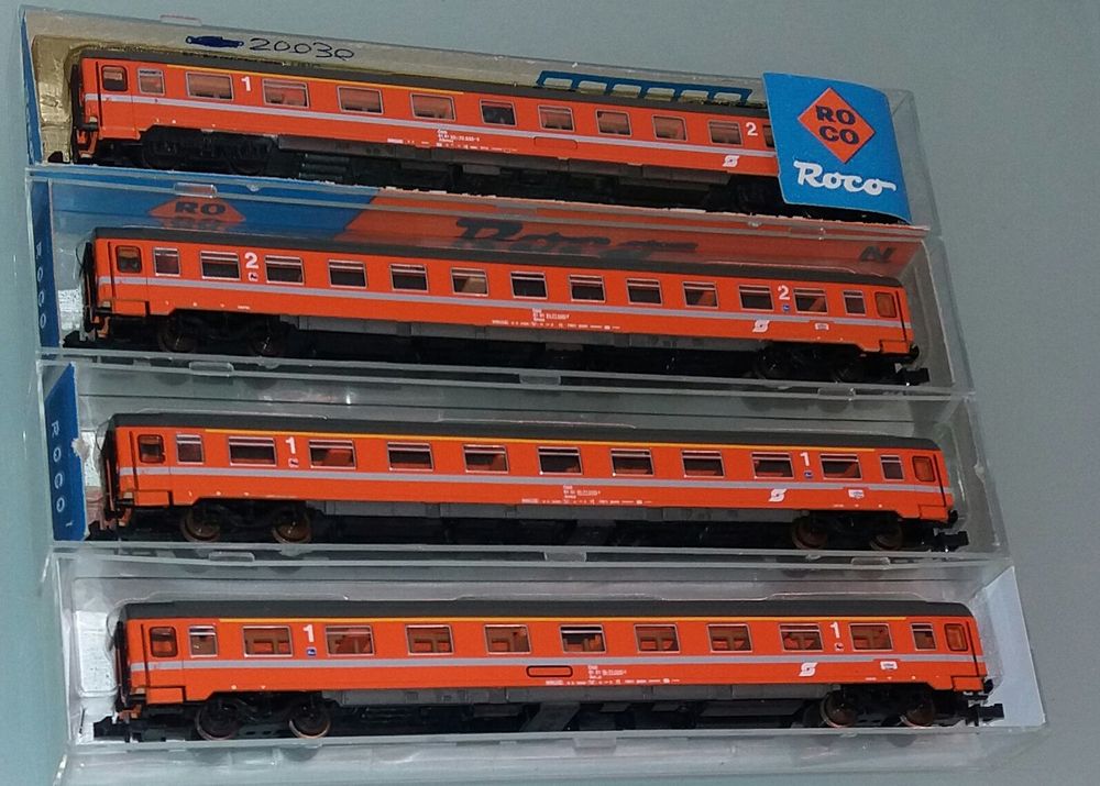 Roco N - 4-teiliges Personenwagenset ö/BB (Gebraucht) in Giebenach für CHF 46 – mit Lieferung ...