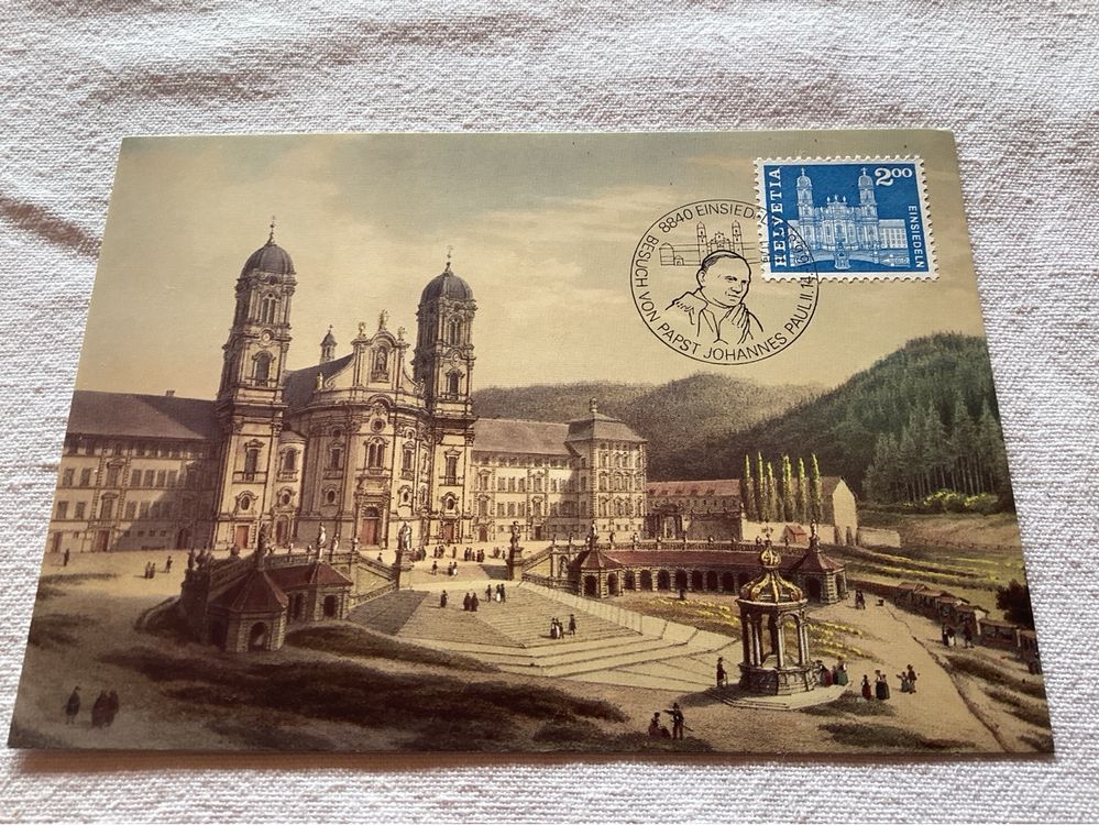 EINSIEDELN CARTE MAXIMUM 1984 (Gebraucht) in Luc (Ayent) für CHF 13 – mit Lieferung auf Ricardo ...