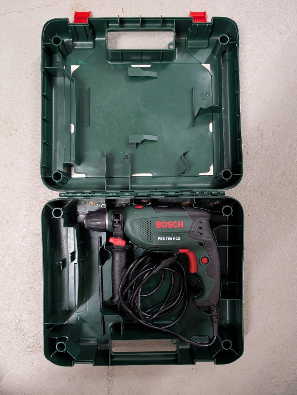 Bosch PSB 750 RCE Schlagbohrmaschine im Koffer, Top Zustand! (Gebraucht ...