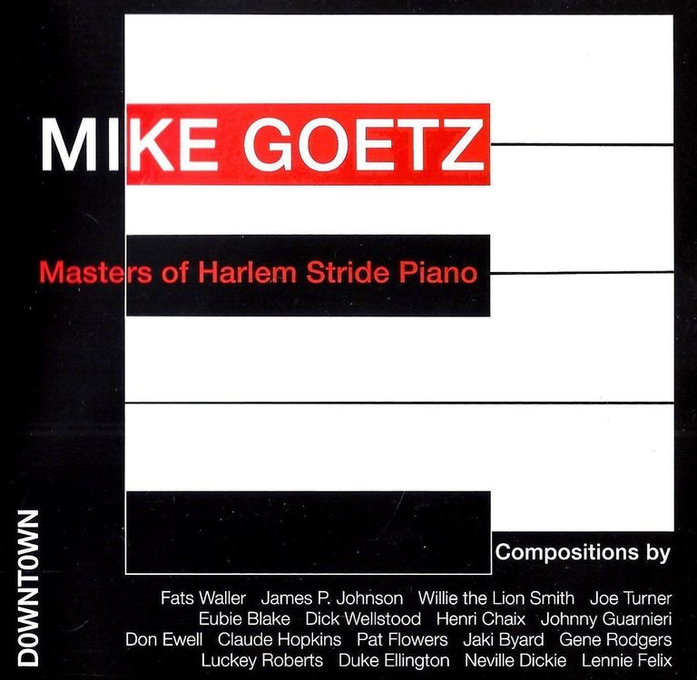 Mike Goetz HARLEM STRIDE PIANO Kollektion 1994 Jazz Dixie CD | Kaufen ...