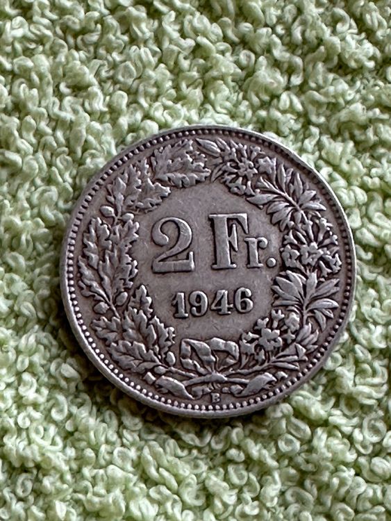 Schweizer Münze Fr. 2.- 1946 (Gebraucht) in Obergerlafingen für CHF 5 – mit Lieferung auf ...