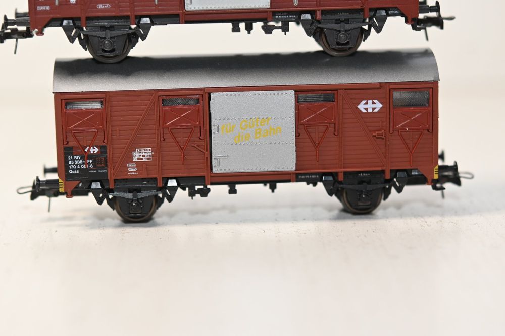 Gedeckte Güterwagen SBB Roco HO/DC mit OVP 2 Stück | Kaufen auf Ricardo