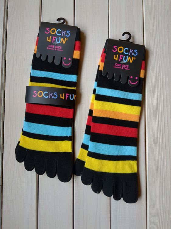 Calzini divertenti a righe - Socks 4 Fun - due paia | Kaufen auf Ricardo