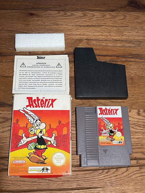 Asterix NES Modul Originalverpackt OVP (Gebraucht) in Zuerich für CHF ...