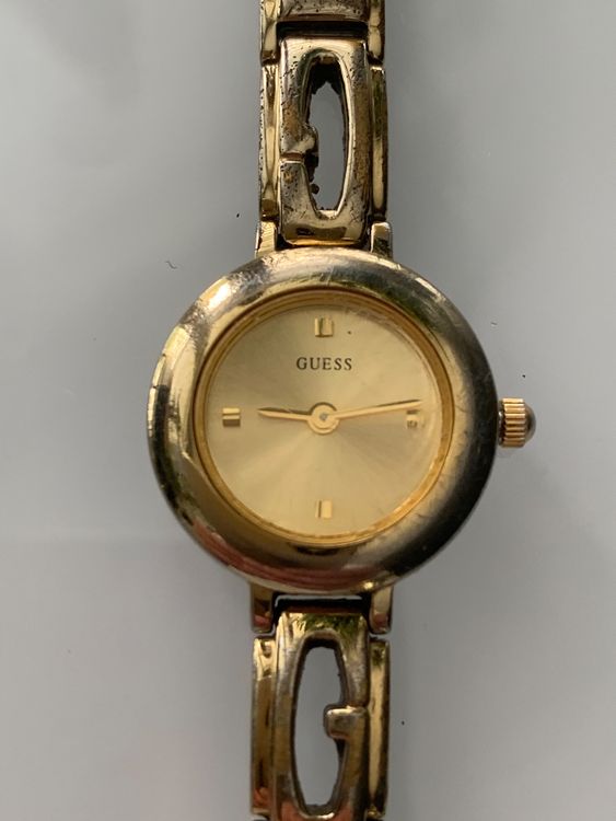 Vintage Guess Women's Watch with G-Link Bracelet, Gold-tone (Gebraucht ...