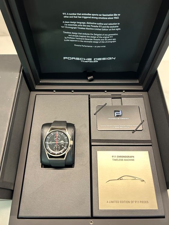 Porsche Design 911 Chronograph Timeless Machine Limited Edit (Neu und ...