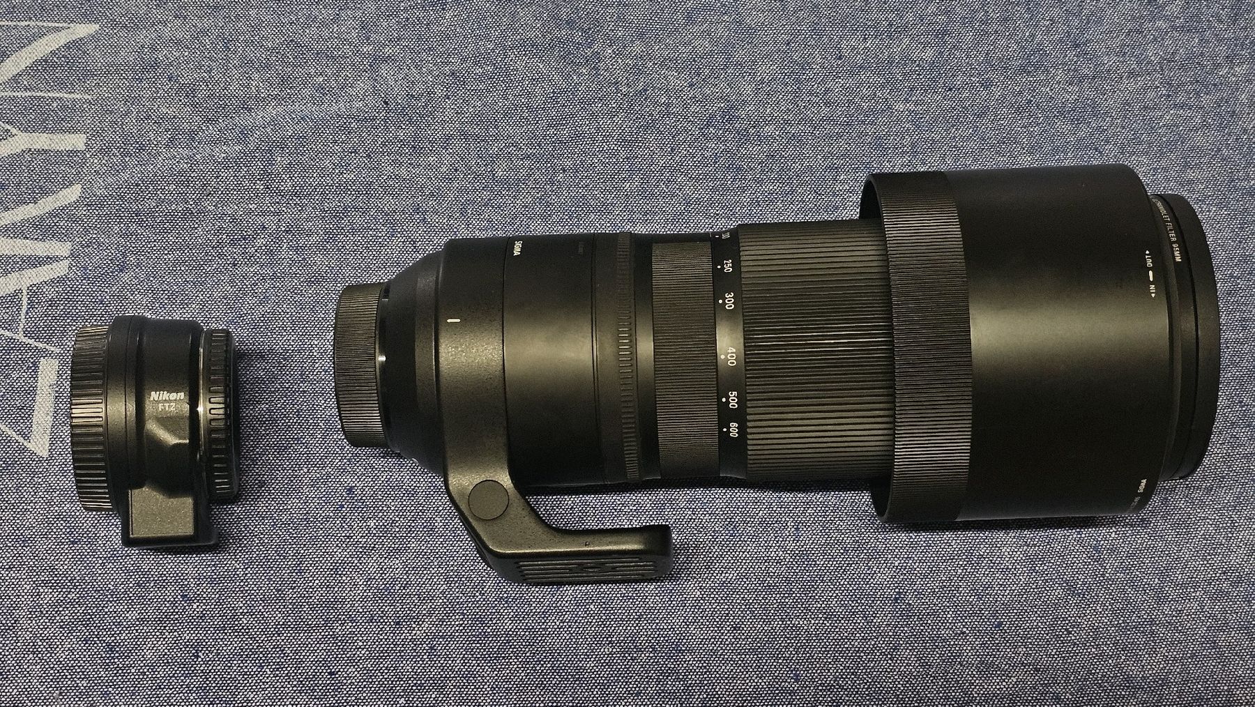 Sigma 150-600mm f/5-6.3 DG OS HSM (C), Nikon F + adapter FTZ (D ...