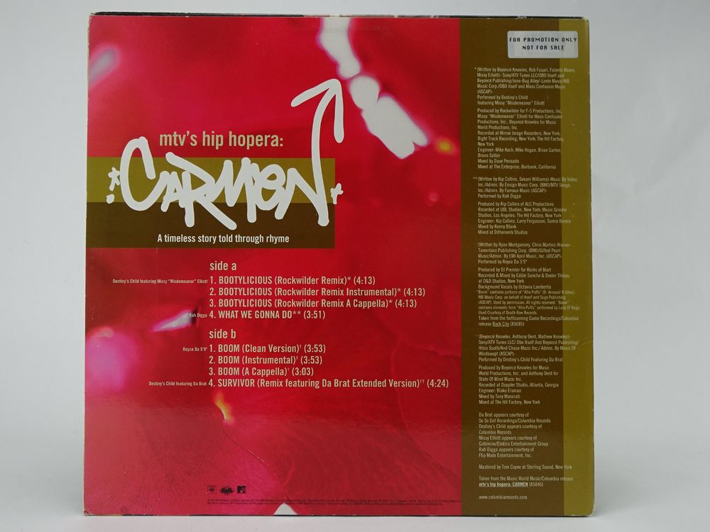 Various Artists - MTV's Hip Hopera "Carmen" Promo Copy US | Kaufen auf Ricardo
