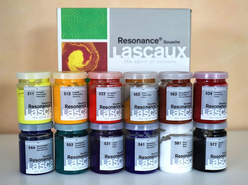 Resonance-Guache, 12 x 50 ml Set, Lascaux | Kaufen auf Ricardo