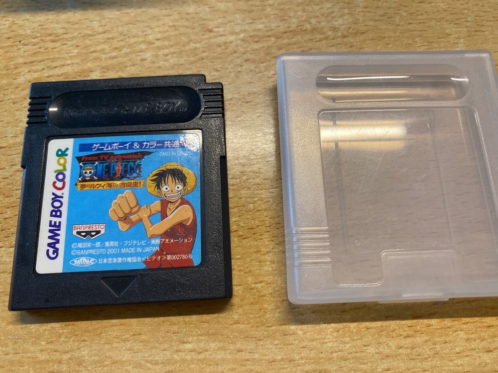 One Piece Game Boy Color Nintendo inkl. Schutzhülle (Neu (gemäss ...