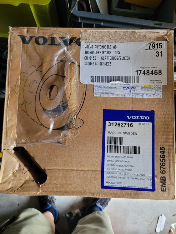 ORIGINAL Bremsscheiben vorne Volvo XC70 | Kaufen auf Ricardo