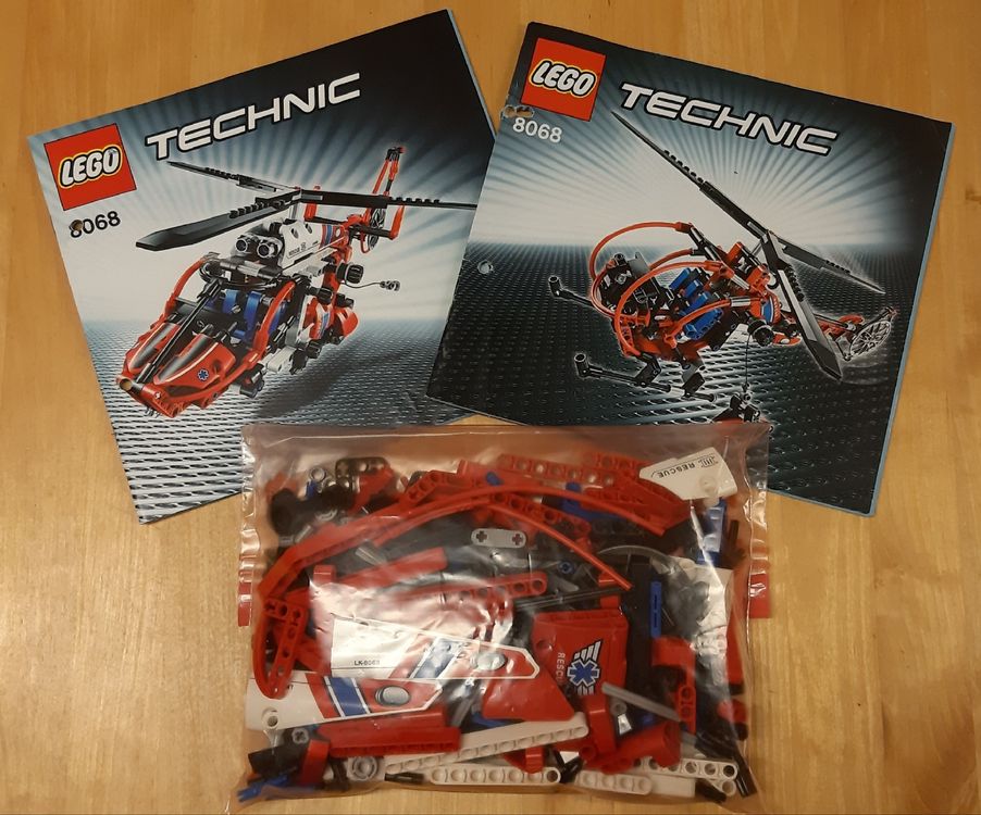 Lego Technic Rettungshubschrauber 8068 (Gebraucht) in Schöftland für ...