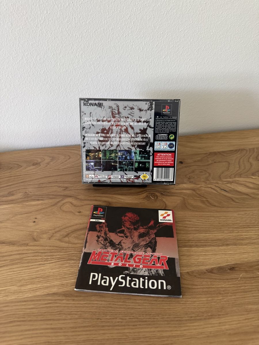 Metal Gear Solid PlayStation 1 Spiel - Top Zustand (Gebraucht) in ...