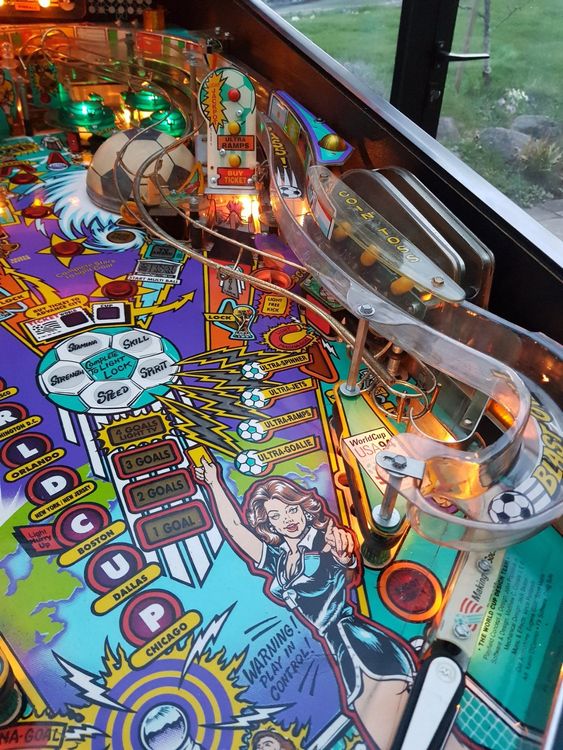 BALLY World Cup Soccer 94 Fussball WM Flipper (Gebraucht) in Esslingen ...