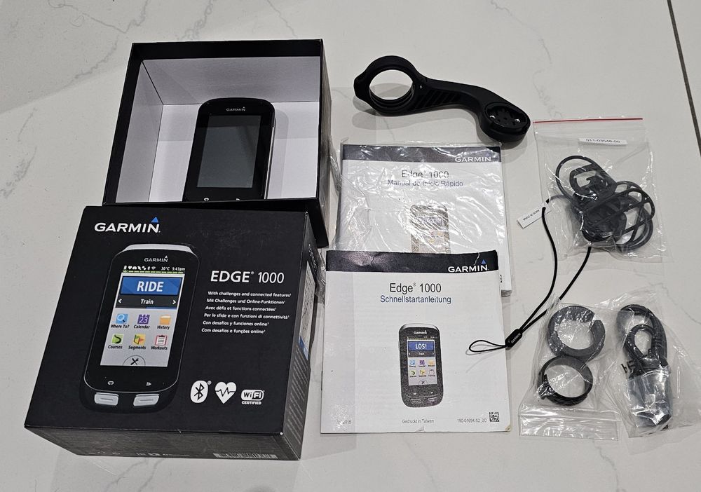 Edge 1000 mit Vorinstallierte Garmin-Fahrradkarte von Europa (Gebraucht ...