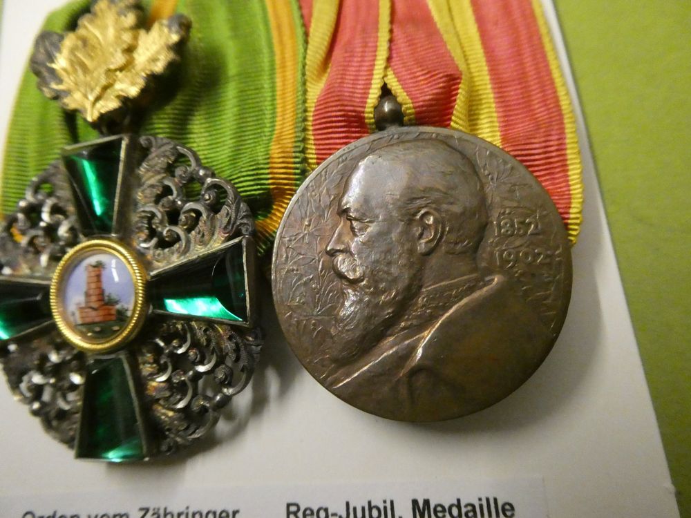 Baden Orden vom Zähringer Löwen, Ritterkreuz mit Eichenlaub (Gebraucht) in Hinterforst für CHF ...