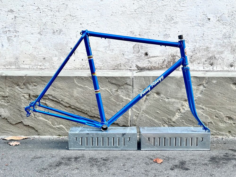 Fredy Rüegg Frame Rennvelo Stahl Rahmen 55 1978 TOPZUSTAND (Gebraucht ...