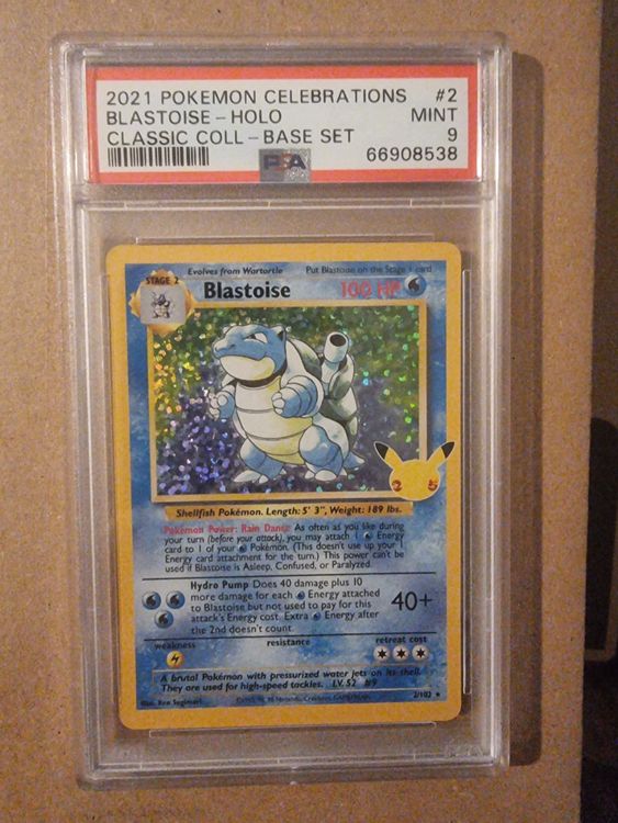 Turtok Blastoise Celebrations 25th PSA 9 (Neu (gemäss Beschreibung)) in Frenkendorf für CHF 68 ...