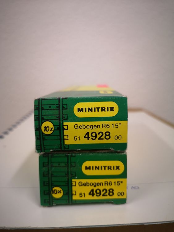 Minitrix Spur N Gleis gebogen R6 15°, 526,2 mm | Kaufen auf Ricardo