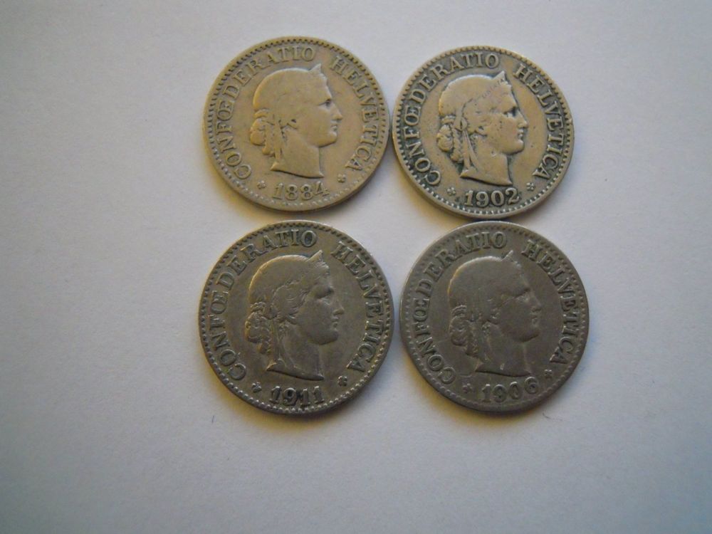 4 x 10 Rp. uralt (Gebraucht) in Kriegstetten für CHF 1 – mit Lieferung auf Ricardo kaufen